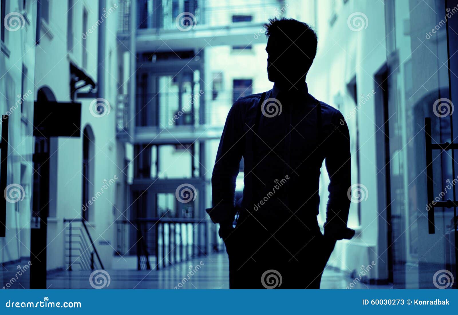 Handsome Man in the Hotel S Lobby Stock Image - Image of happy, elegant ...