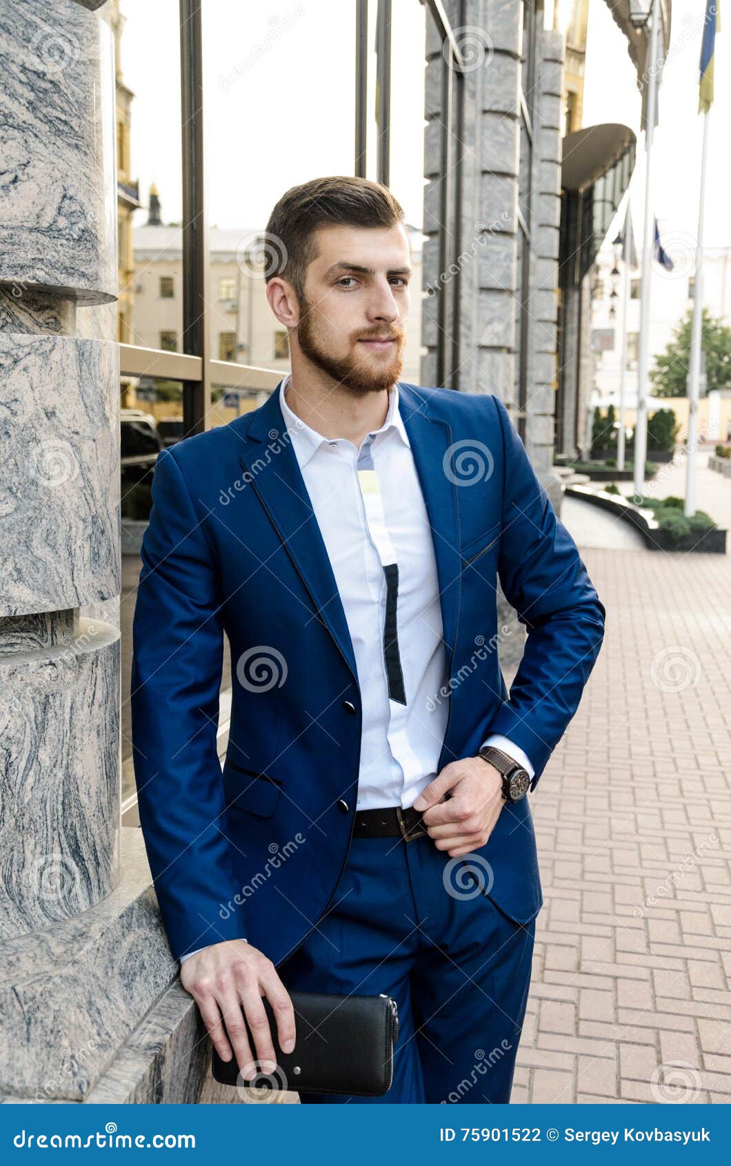 Handsome man in the jacket stock photo. Image of movement - 75901522