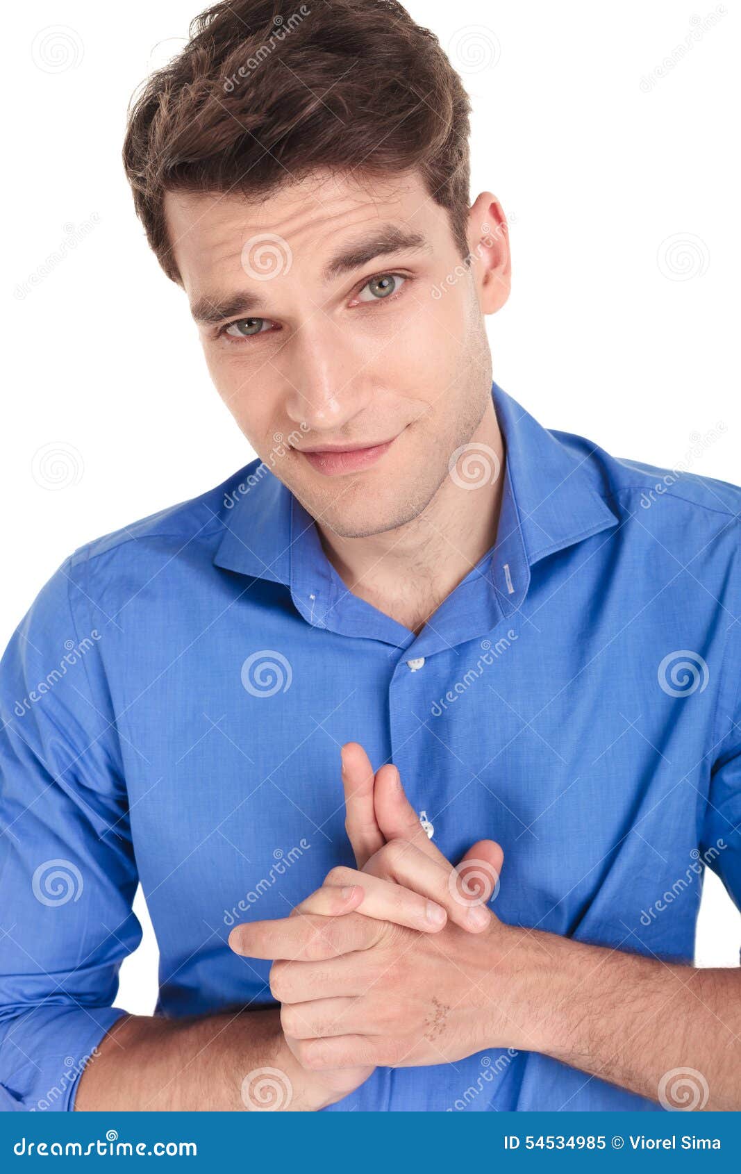 Handsome Man Lifting His Eyebrow Stock Image - Image of person ...