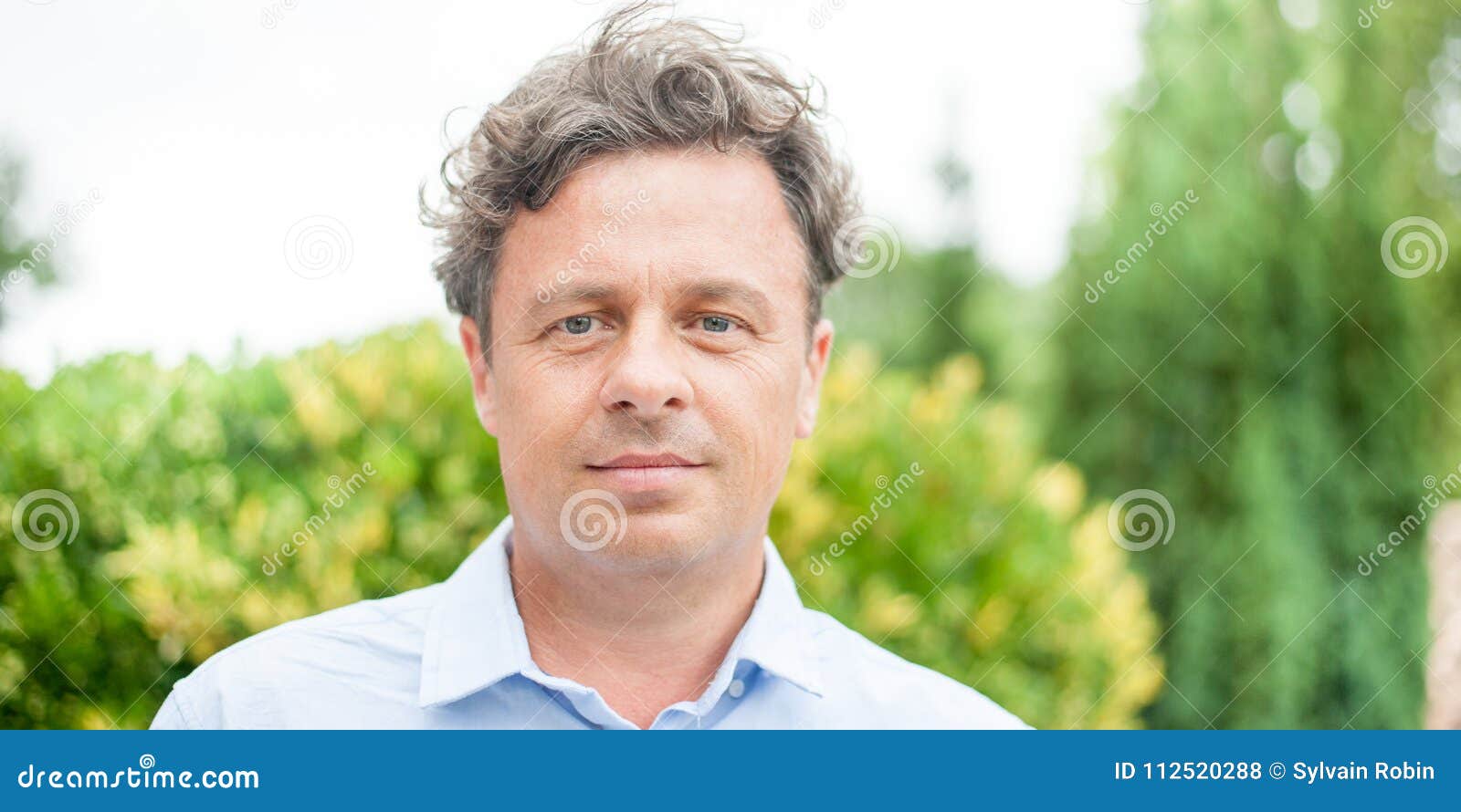 Handsome Man Looking at the Camera Outdoor Stock Photo - Image of ...