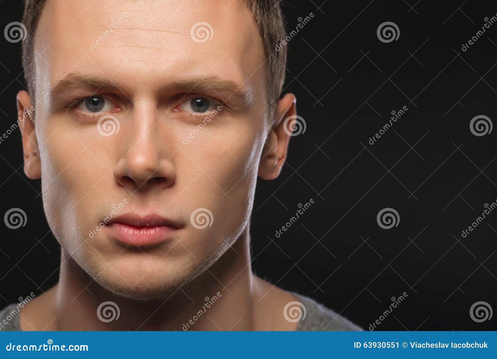 Handsome Man Looking Serious Stock Image - Image of people, parodists ...