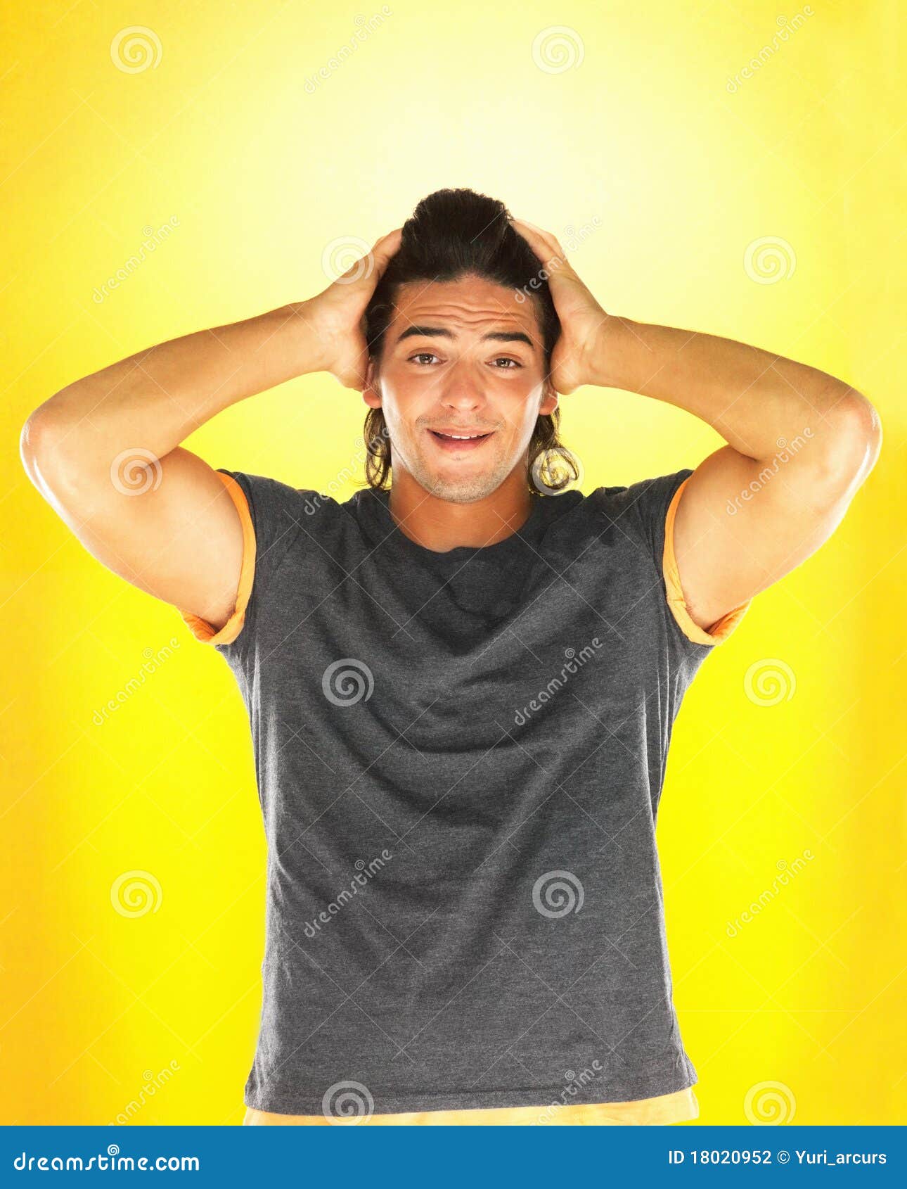 Handsome man looking tired stock photo. Image of life - 18020952