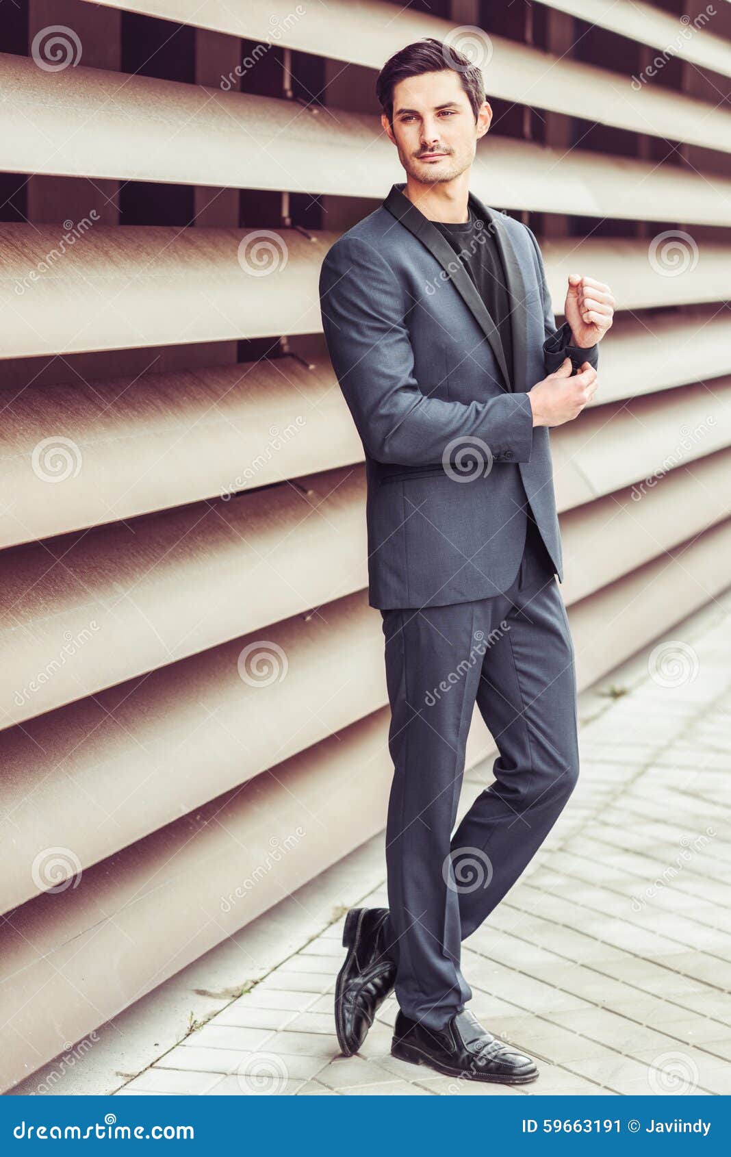 Handsome Man, Model of Fashion, Wearing Modern Suit. Stock Image ... Handsome Man, Model of Fashion, Wearing Modern Suit. Stock Image ...