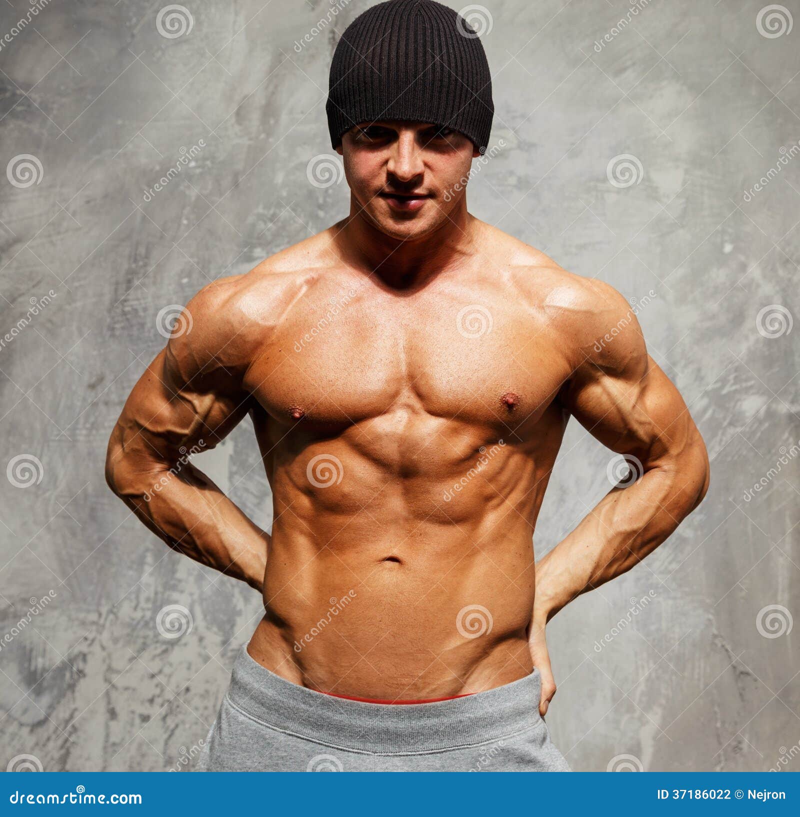 Handsome Man with Muscular Body Stock Photo - Image of people, chest ...