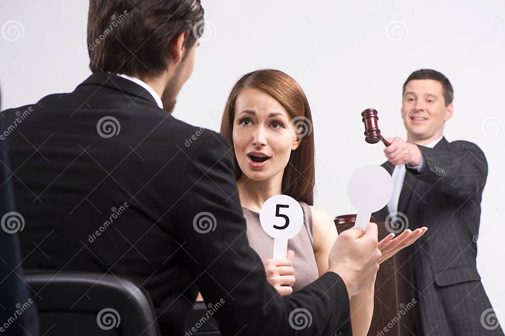 Handsome Man Pointing Hammer at Person. Stock Photo - Image of brunette ...