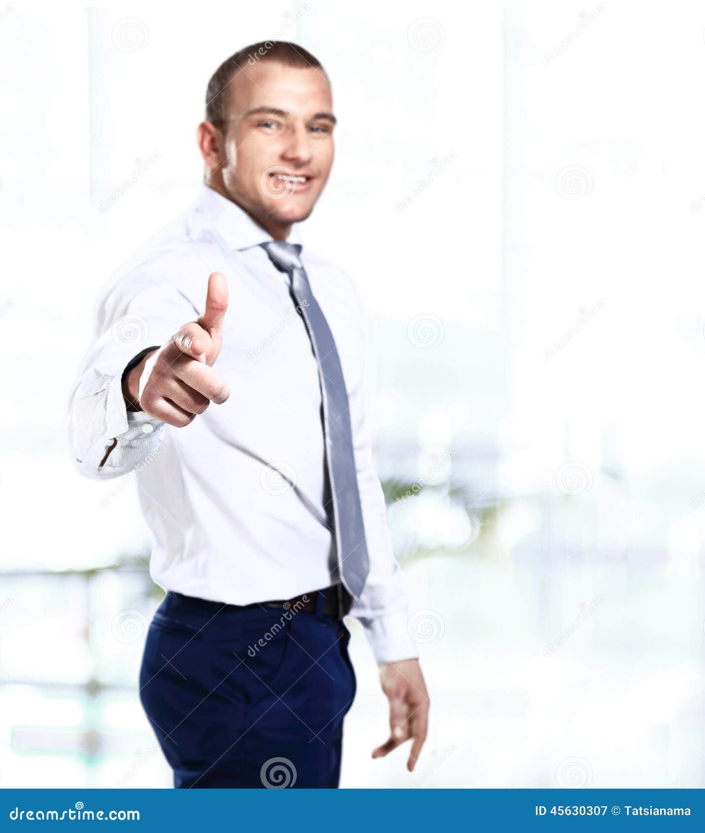 Handsome Man Pointing His Finger Stock Image - Image of business ... Handsome Man Pointing His Finger Stock Image - Image of business ...