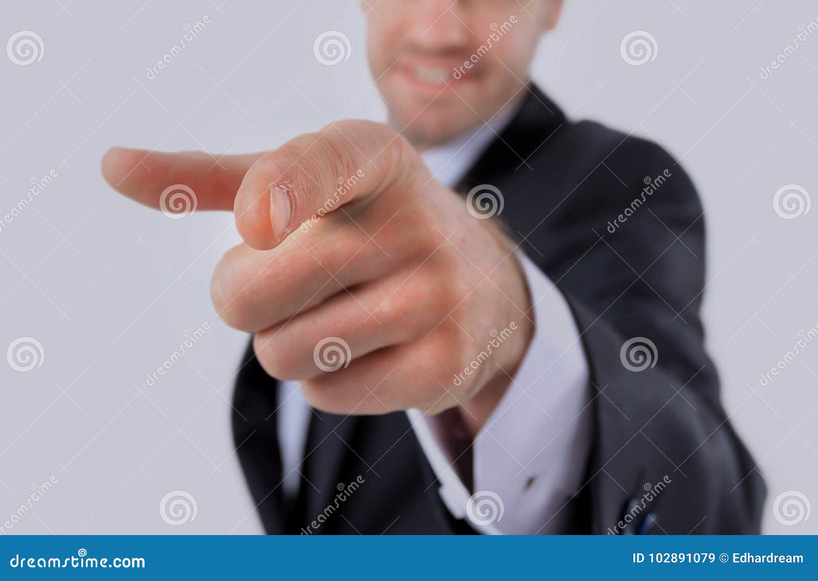 Handsome Man Points His Finger at You Stock Image - Image of expression ...