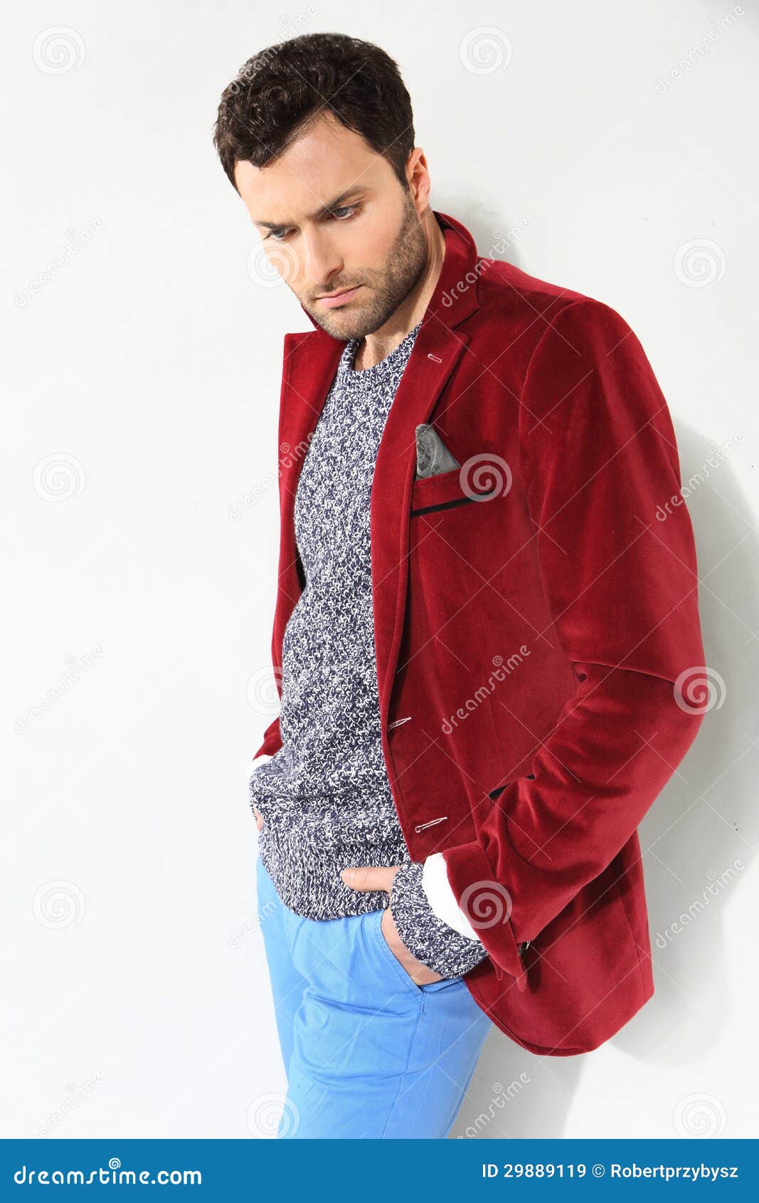 Handsome man posing in a stock image. Image of smile - 29889119