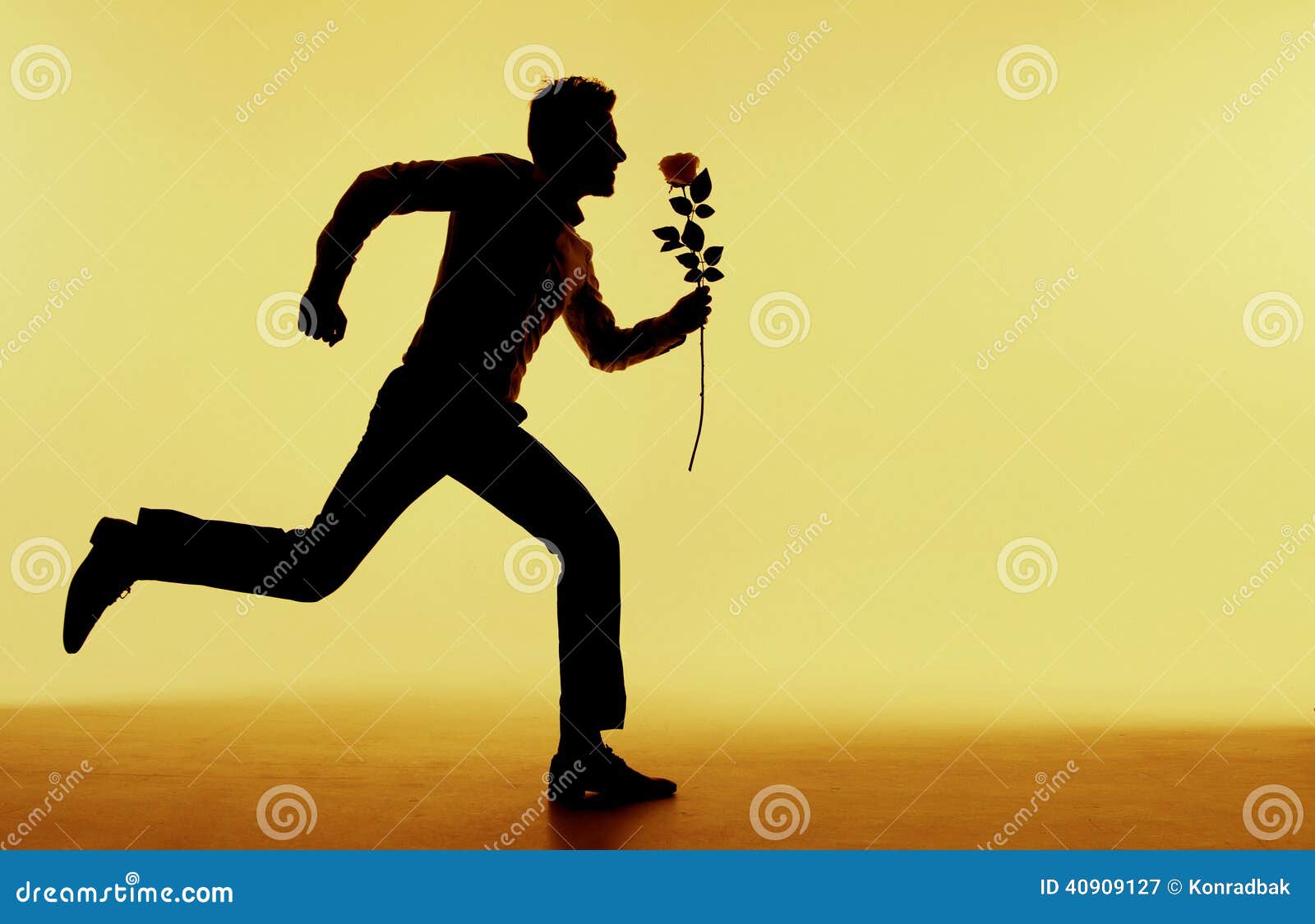 Handsome Man Running To His Girlfriend Stock Image - Image of romance ...