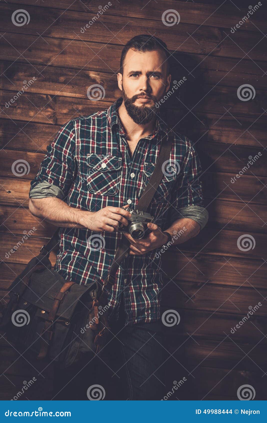 Handsome Man in Rural House Stock Photo - Image of casual, house: 49988444