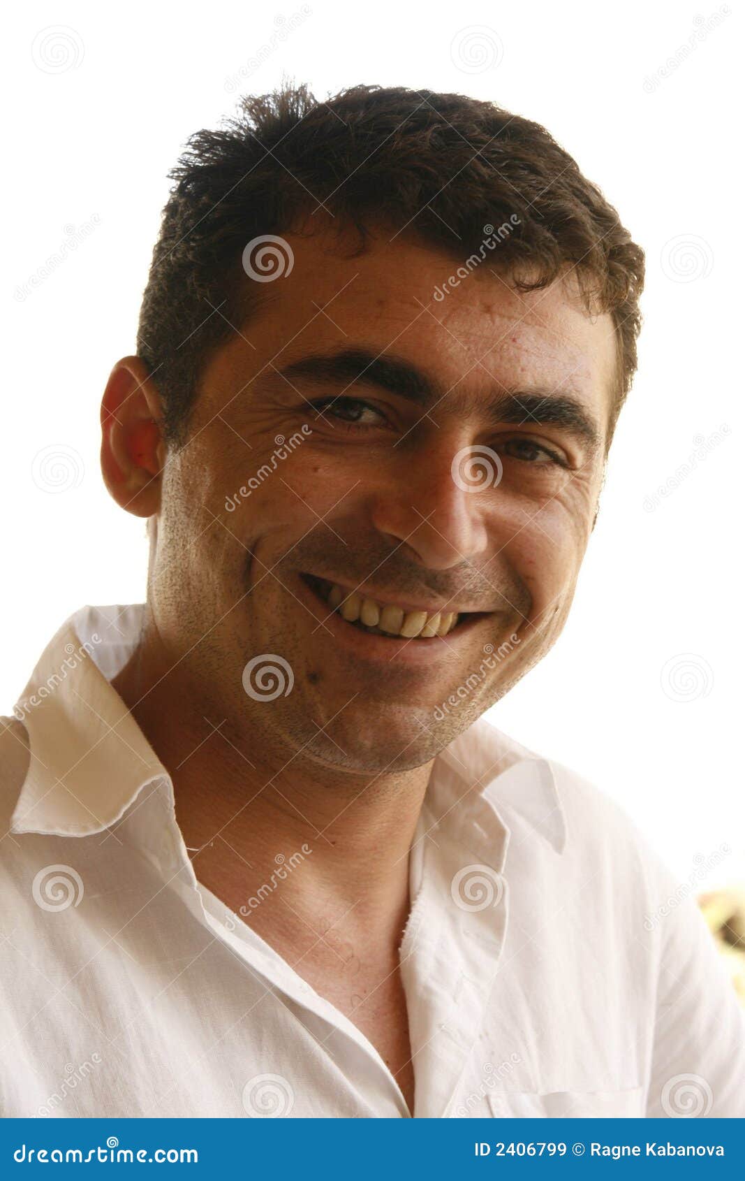 Handsome man smiling stock image. Image of charming, greek - 2406799