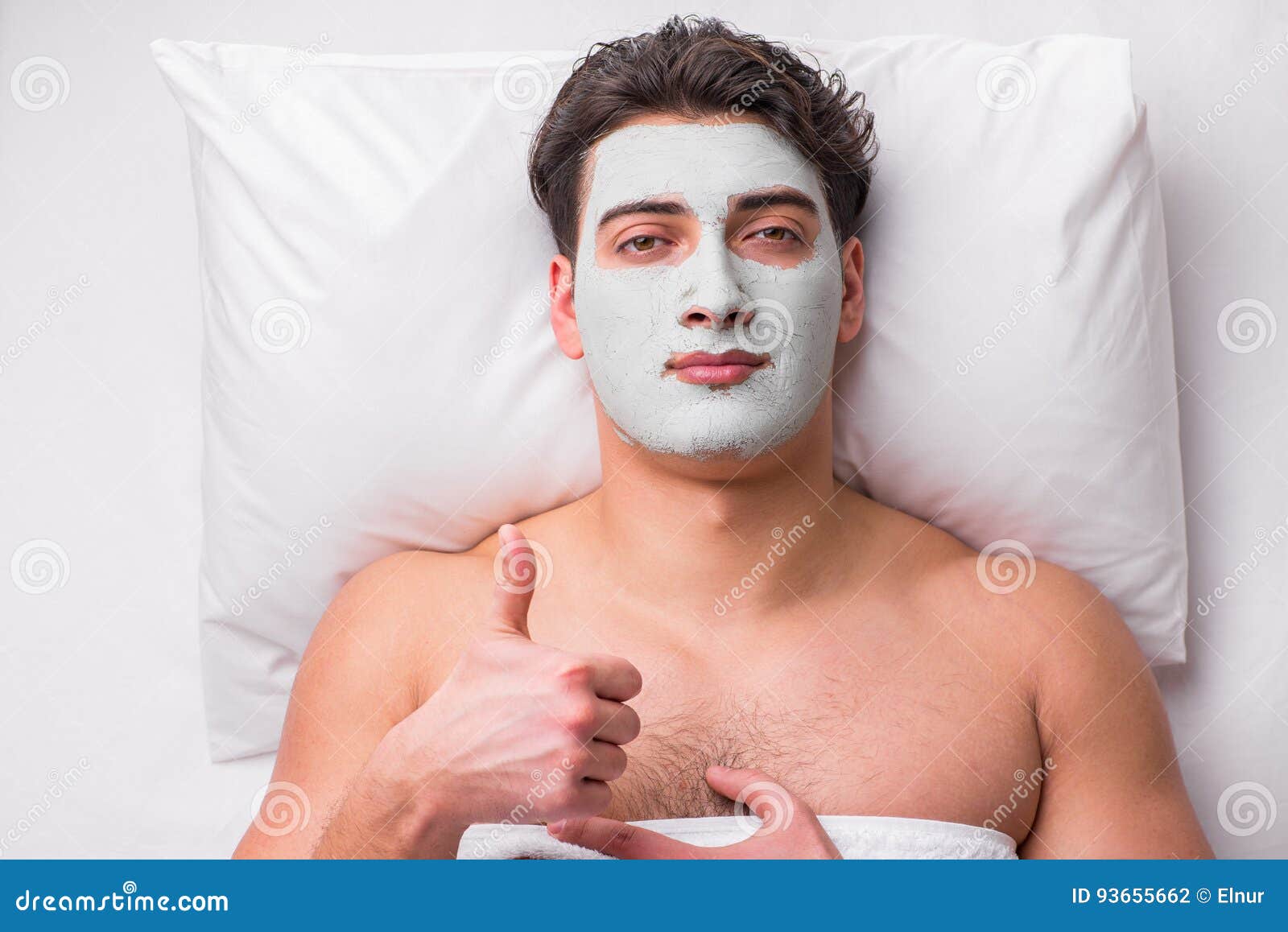 The Handsome Man in Spa Massage Concept Stock Photo - Image of cosmetic ...