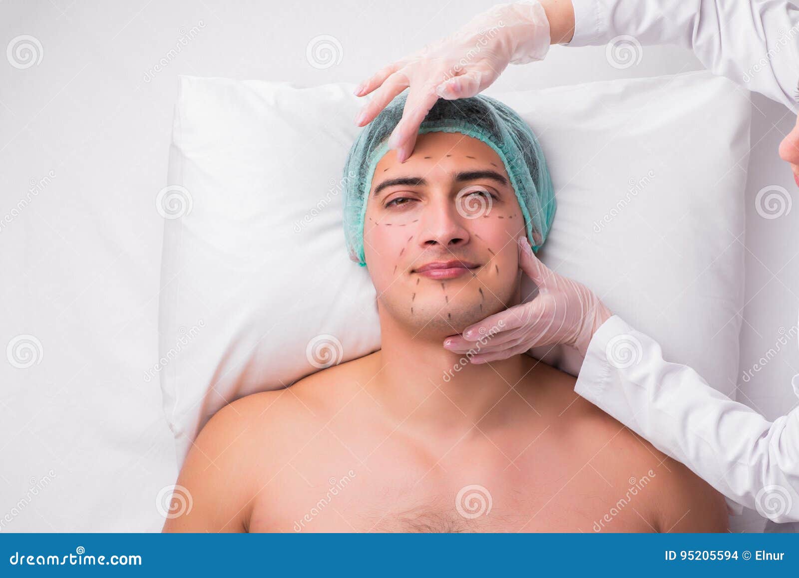 The Handsome Man in Spa Massage Concept Stock Photo - Image of male ...