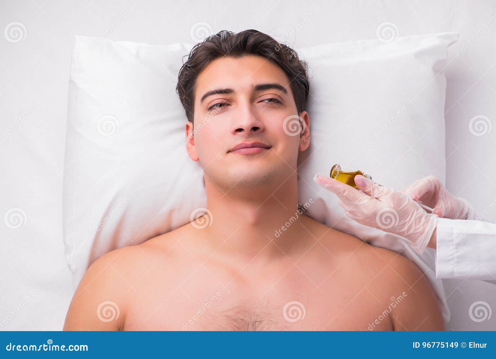 The Handsome Man in Spa Massage Concept Stock Image - Image of health ...