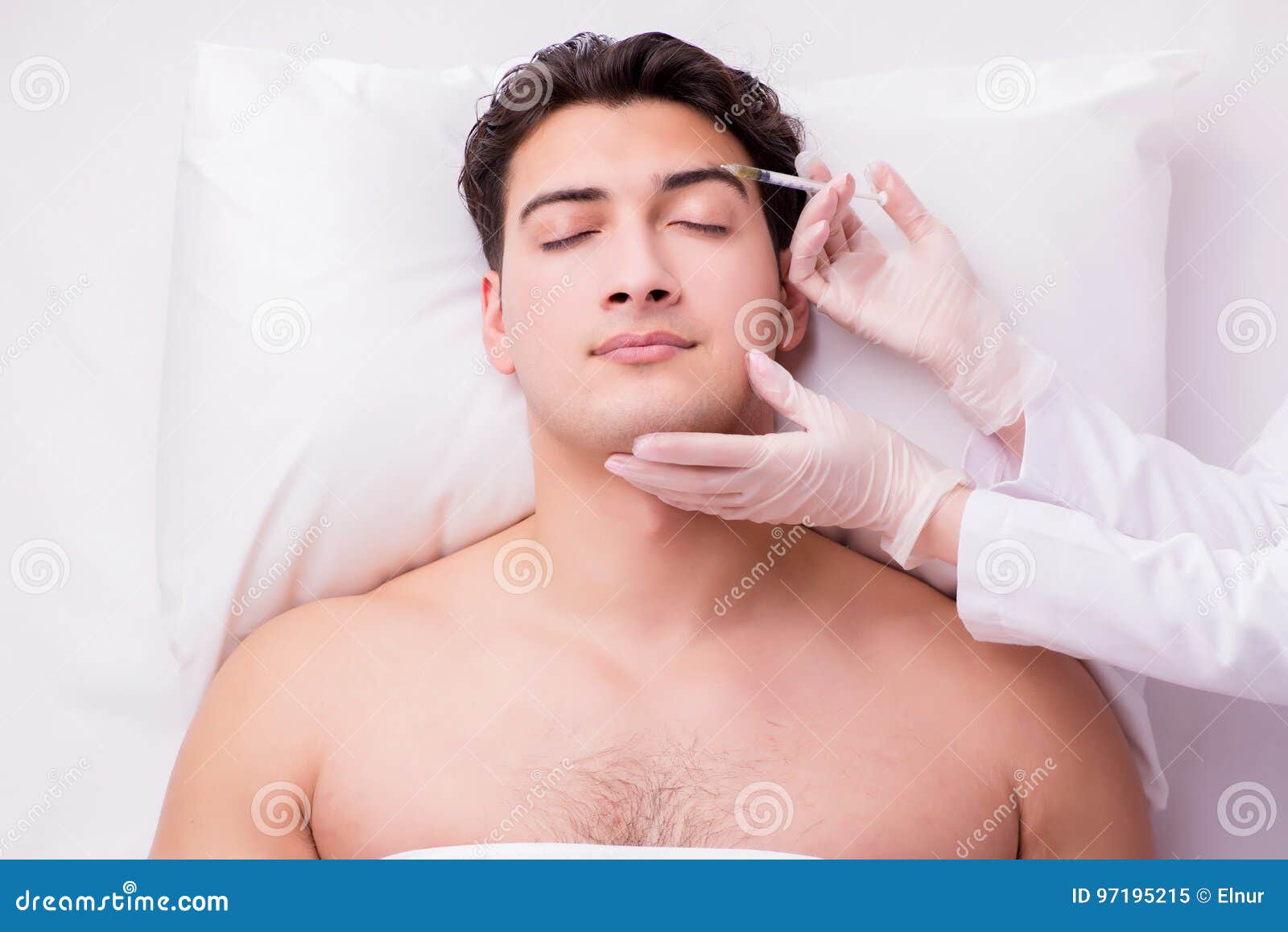 The Handsome Man in Spa Massage Concept Stock Image - Image of ...