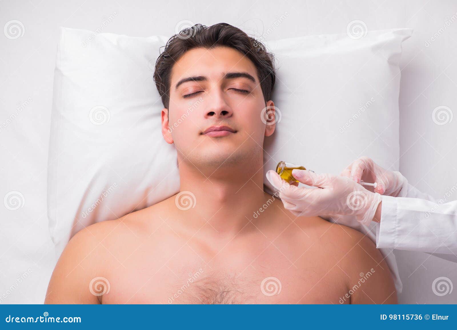The Handsome Man in Spa Massage Concept Stock Photo - Image of beauty ...