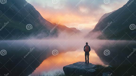 The Handsome Man Stand Alone Stock Photo - Image of adult, standing ...