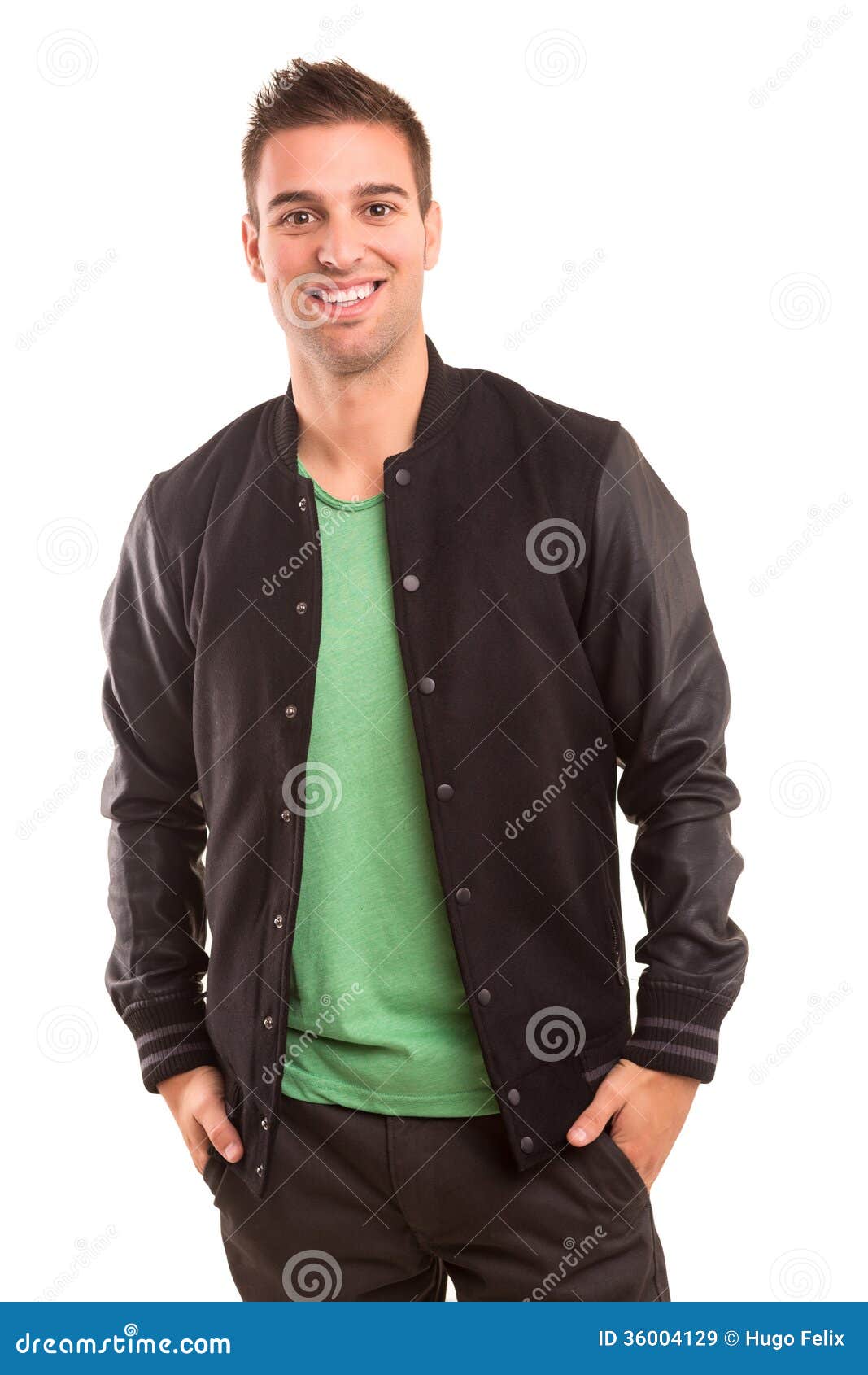 Handsome man stock image. Image of caucasian, friendly - 36004129