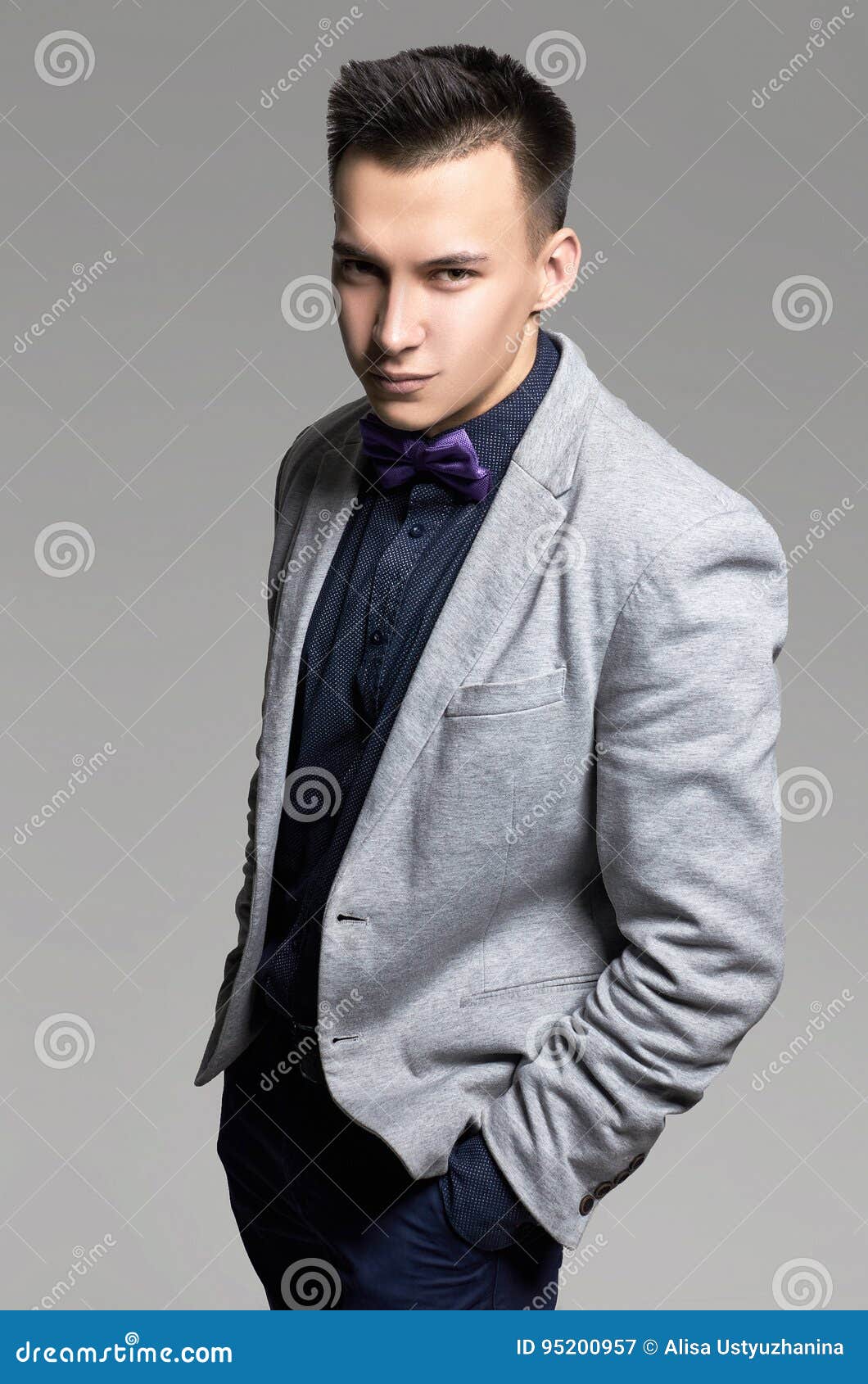 Handsome man in suit stock image. Image of event, handsome - 95200957