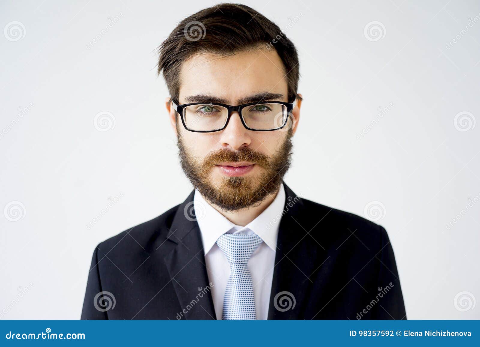 Handsome man in a suit stock photo. Image of successful - 98357592