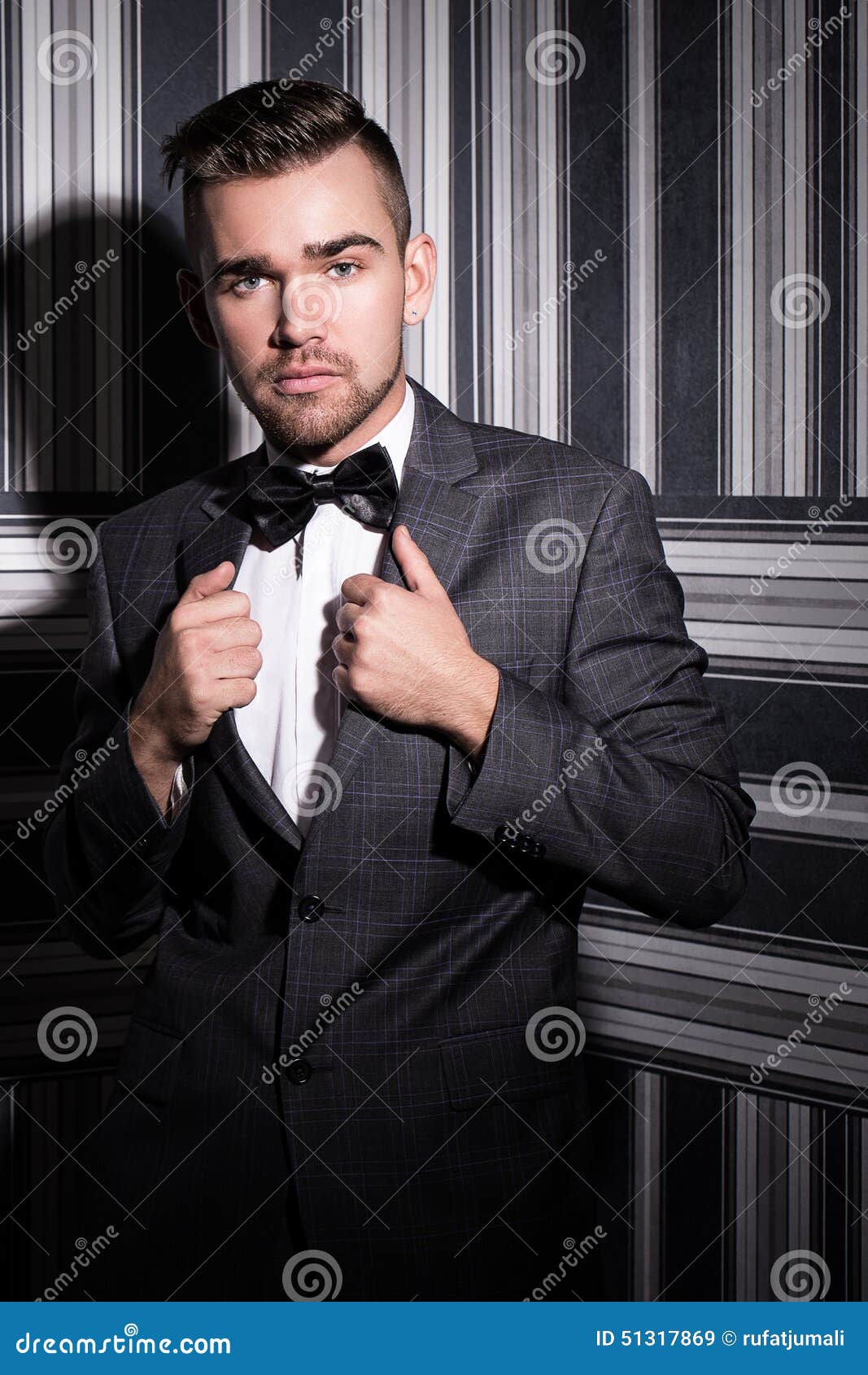 Handsome man in suit stock image. Image of professional - 51317869