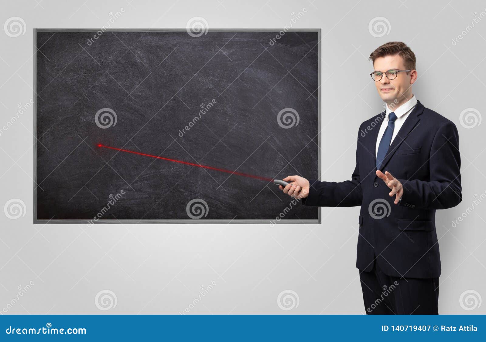 Handsome Man Teaching in Classroom Stock Image - Image of casual ...