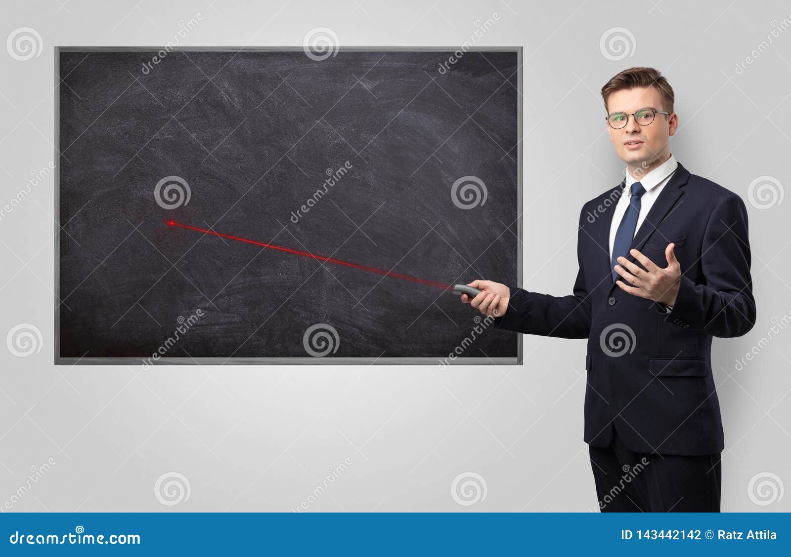 Handsome Man Teaching in Classroom Stock Photo - Image of cheerful ...
