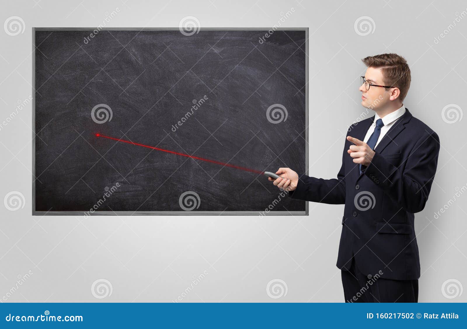 Handsome Man Teaching in Classroom Stock Photo - Image of expression ...