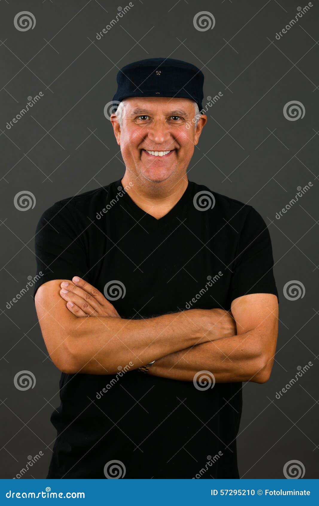 Handsome man stock photo. Image of paperboy, gray, attractive - 57295210