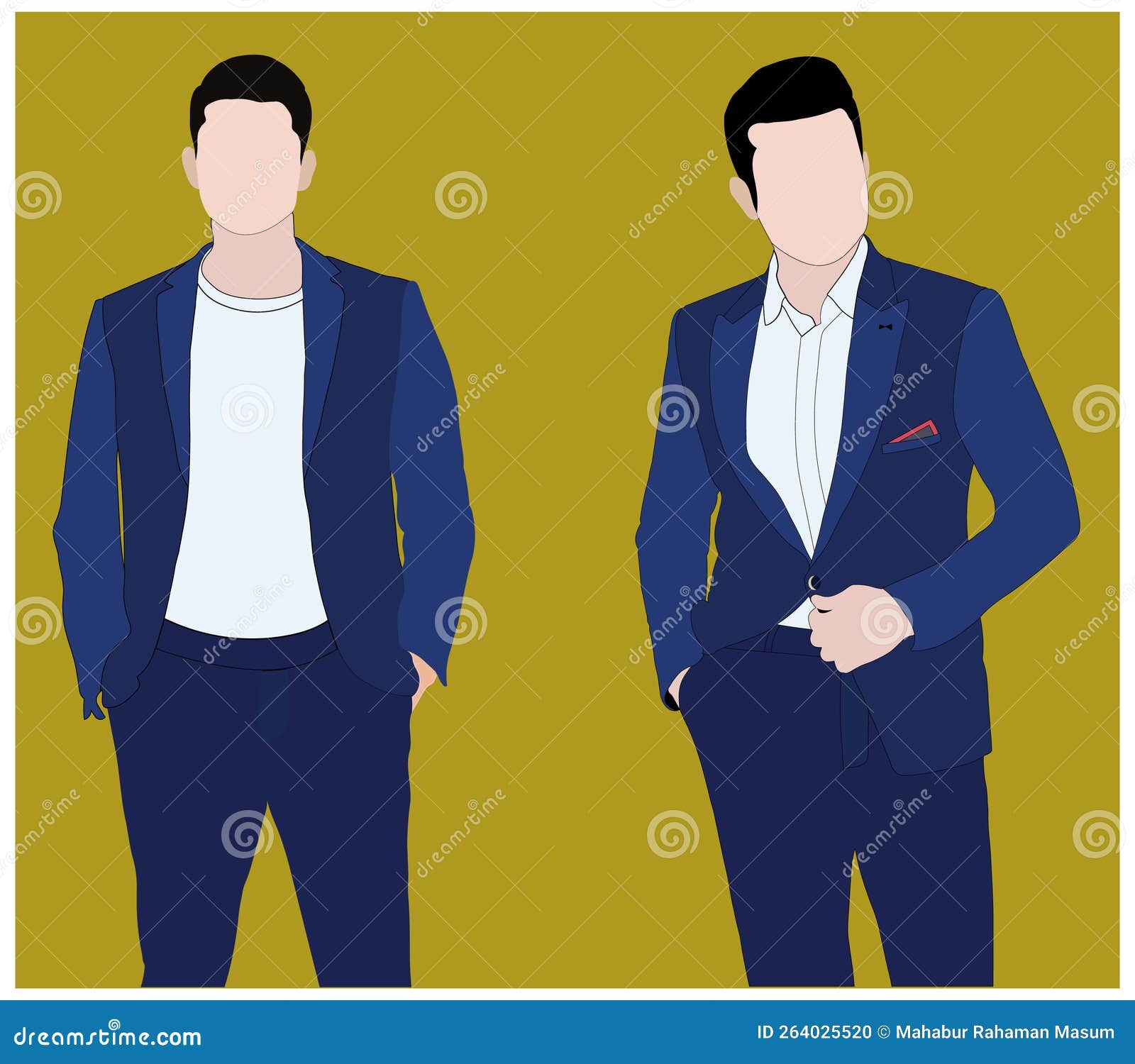 Handsome Man Vector Avatar Artwork Stock Vector - Illustration of ...