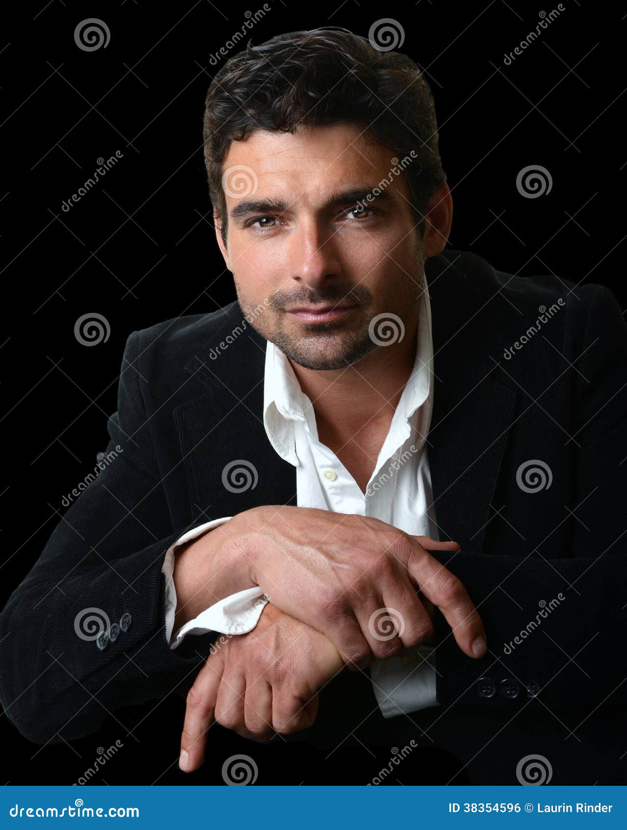 Handsome man stock photo. Image of expression, head, happy - 38354596