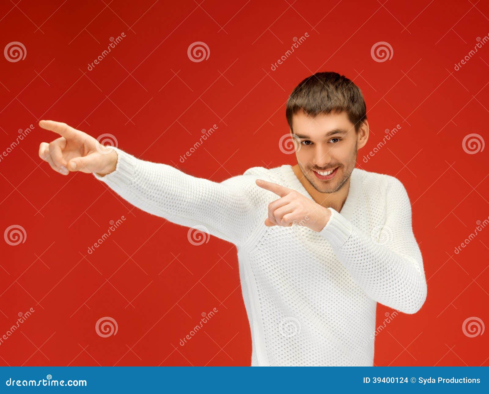 Handsome Man in Warm Sweater Stock Photo - Image of action, person ...