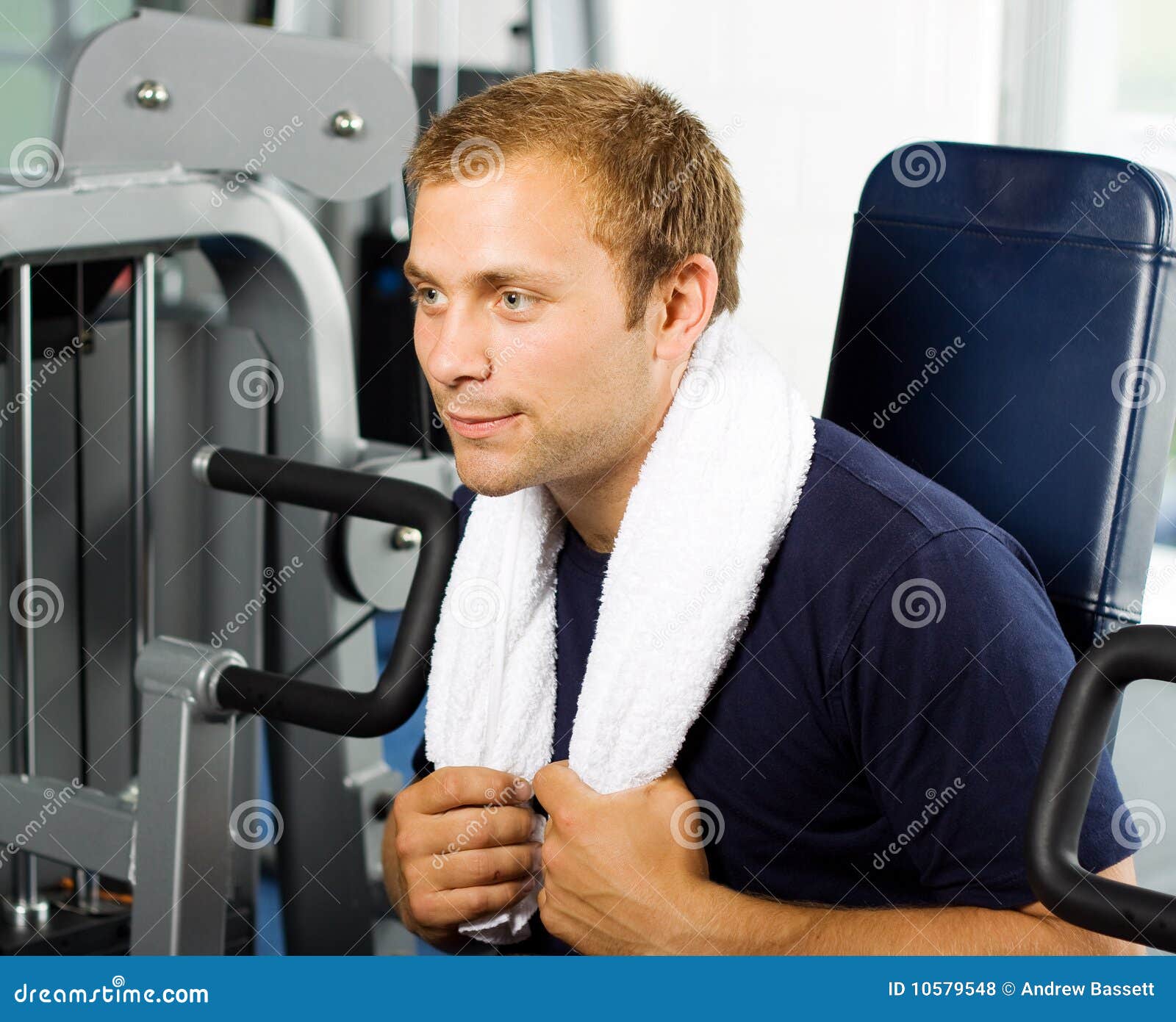Handsome man working out stock photo. Image of supple - 10579548