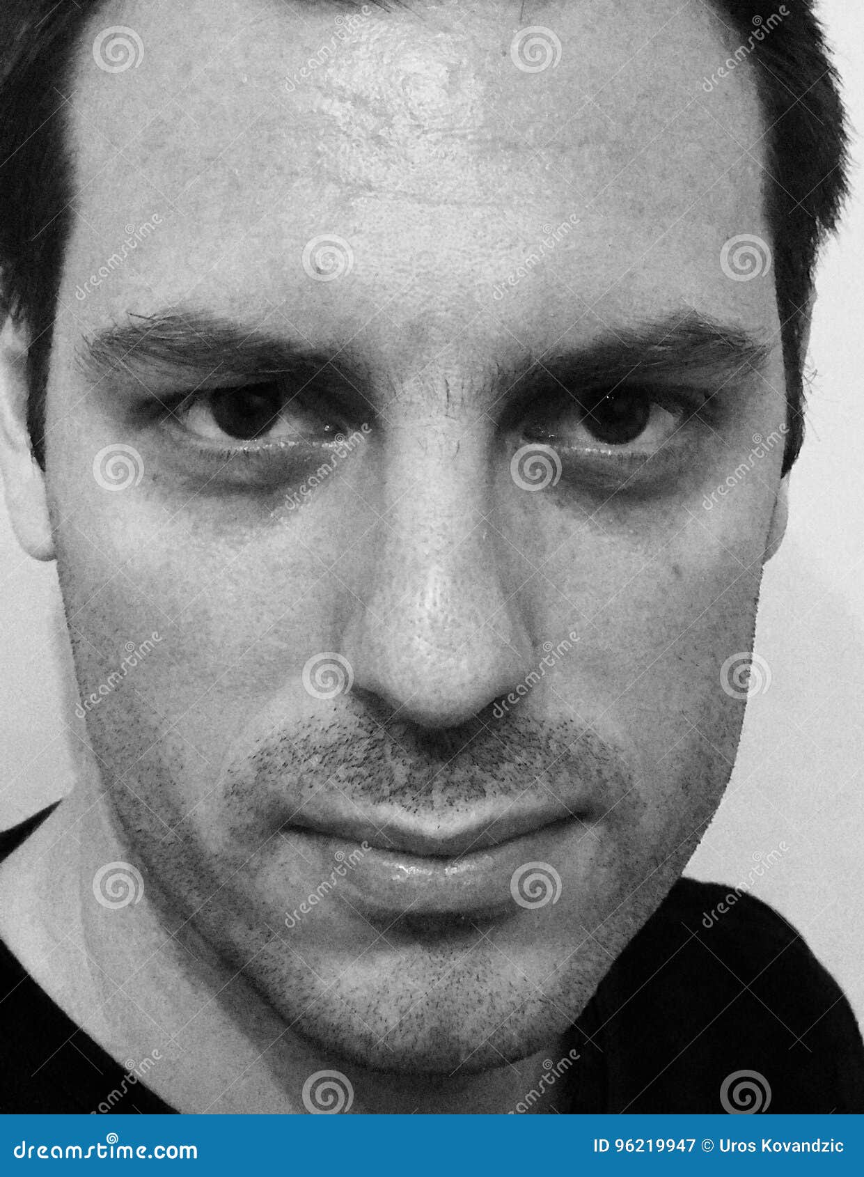 Handsome man stock image. Image of expression, look, seductive - 96219947