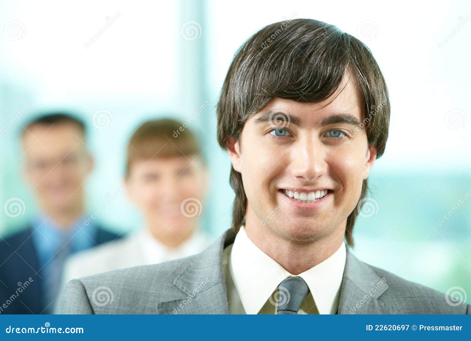 Handsome manager stock image. Image of background, associate - 22620697