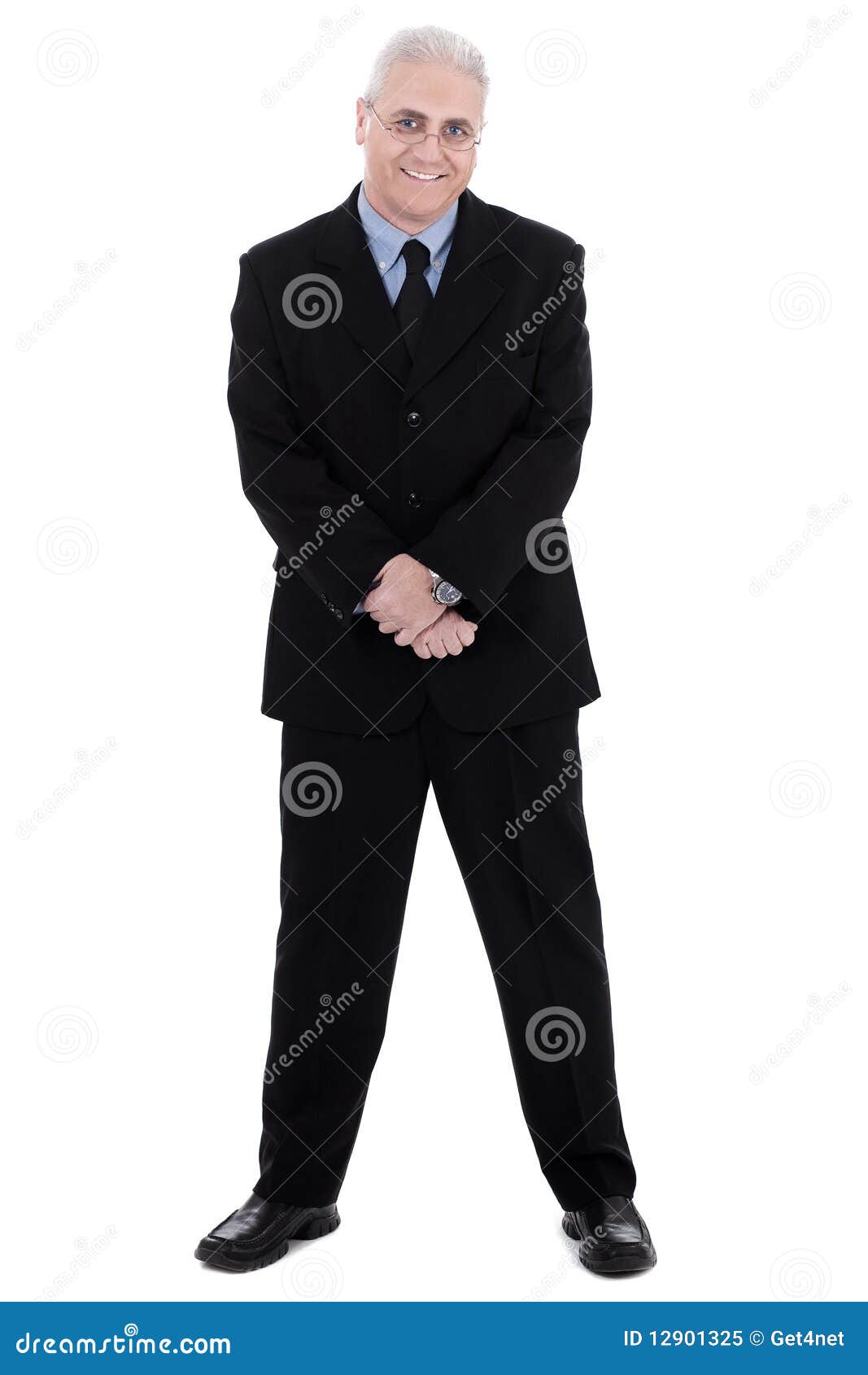 Handsome Mature Business Man Standing Stock Image - Image of natural ...