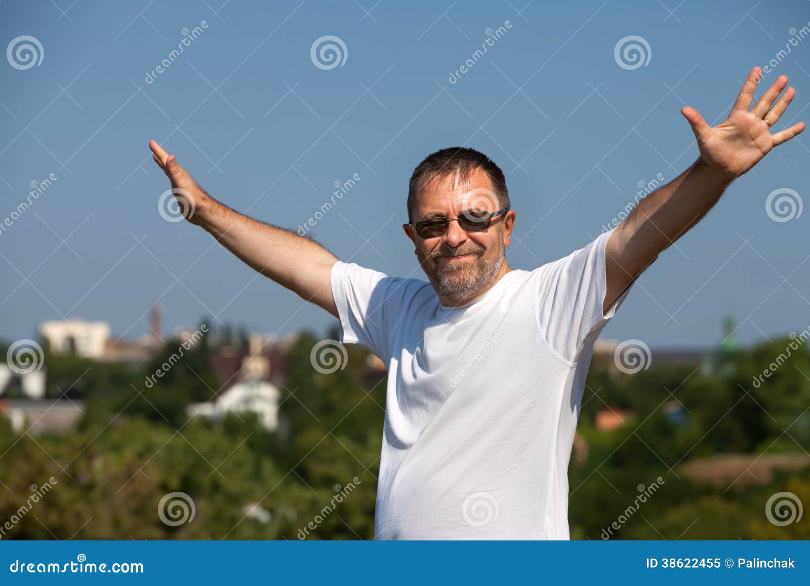 Handsome mature man stock image. Image of handsome, gesture - 38622455