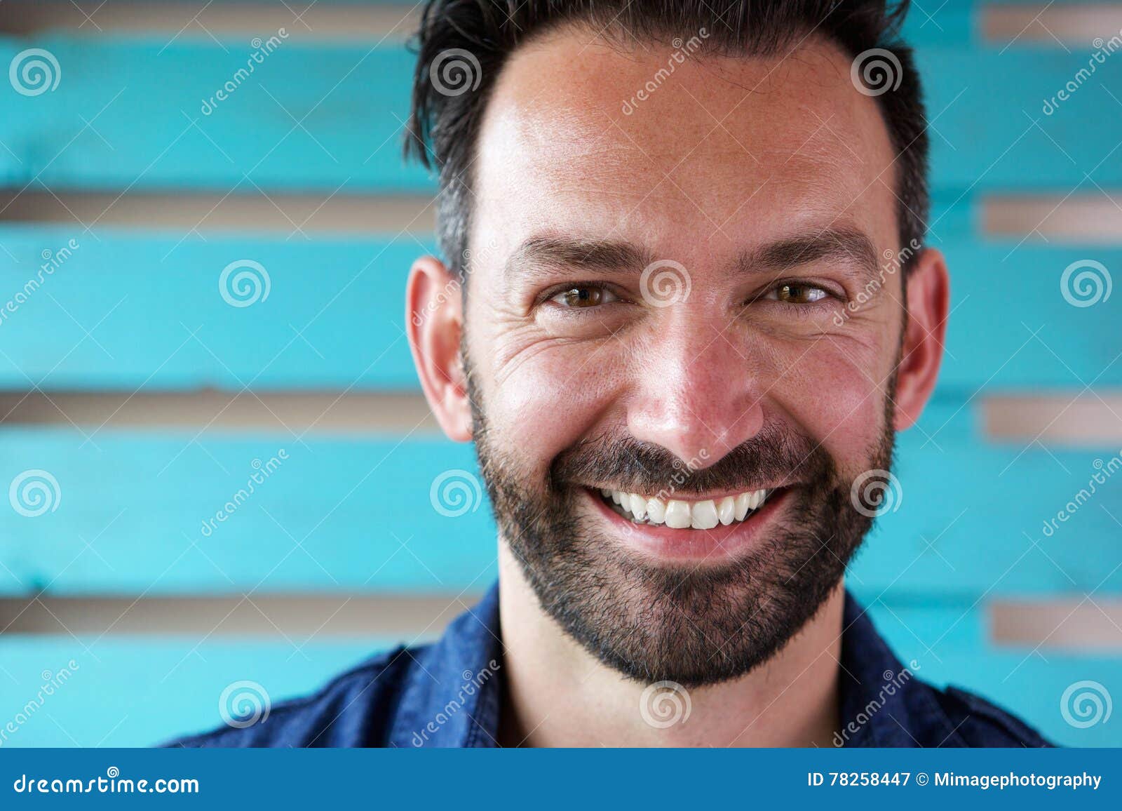 Handsome Mature Man Smiling Stock Image - Image of lifestyle ...