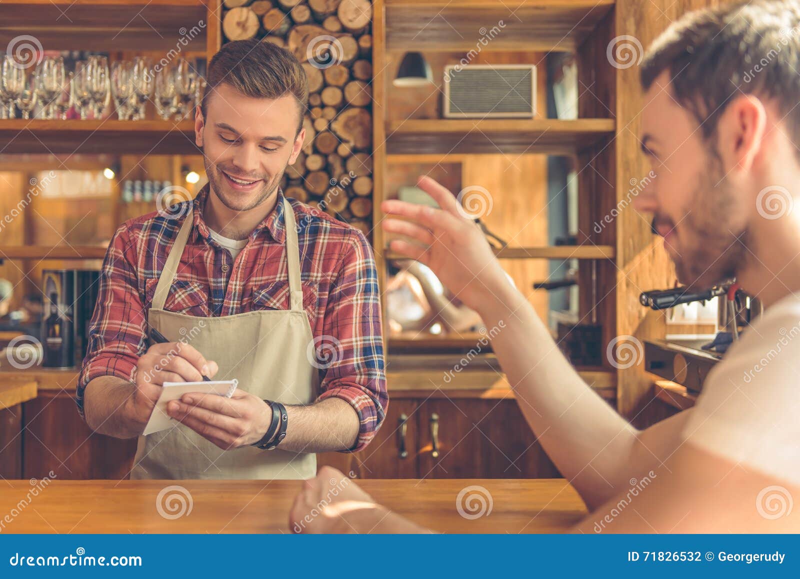 Handsome men at cafe stock photo. Image of drink, people - 71826532