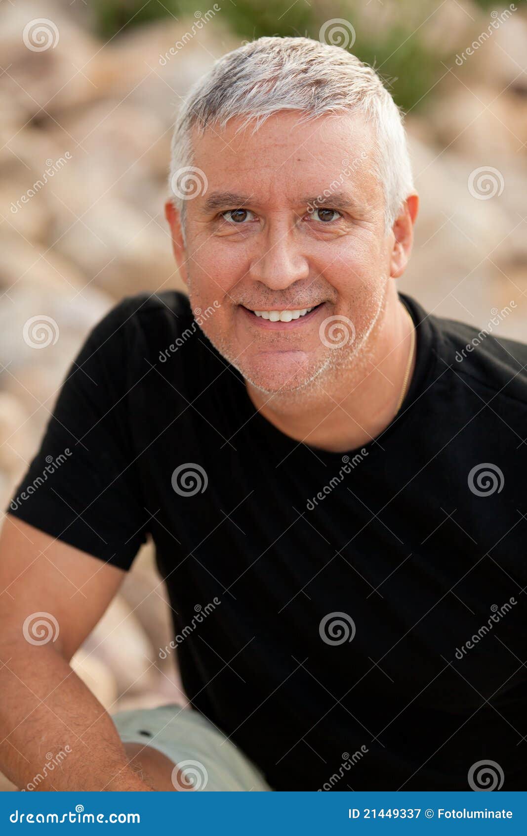 Handsome middle age man stock image. Image of eyes, attractive - 21449337