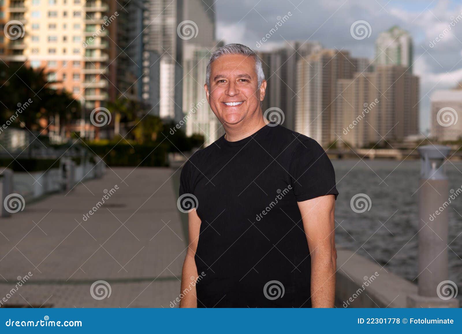 Handsome middle age man stock photo. Image of attractive - 22301778