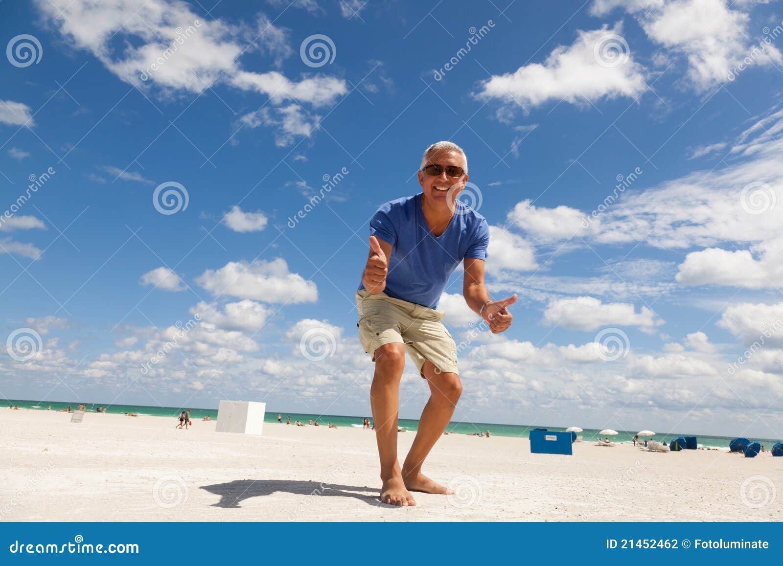 Handsome Middle Aged Man Looking Pensive In The Sun Royalty-Free Stock ...