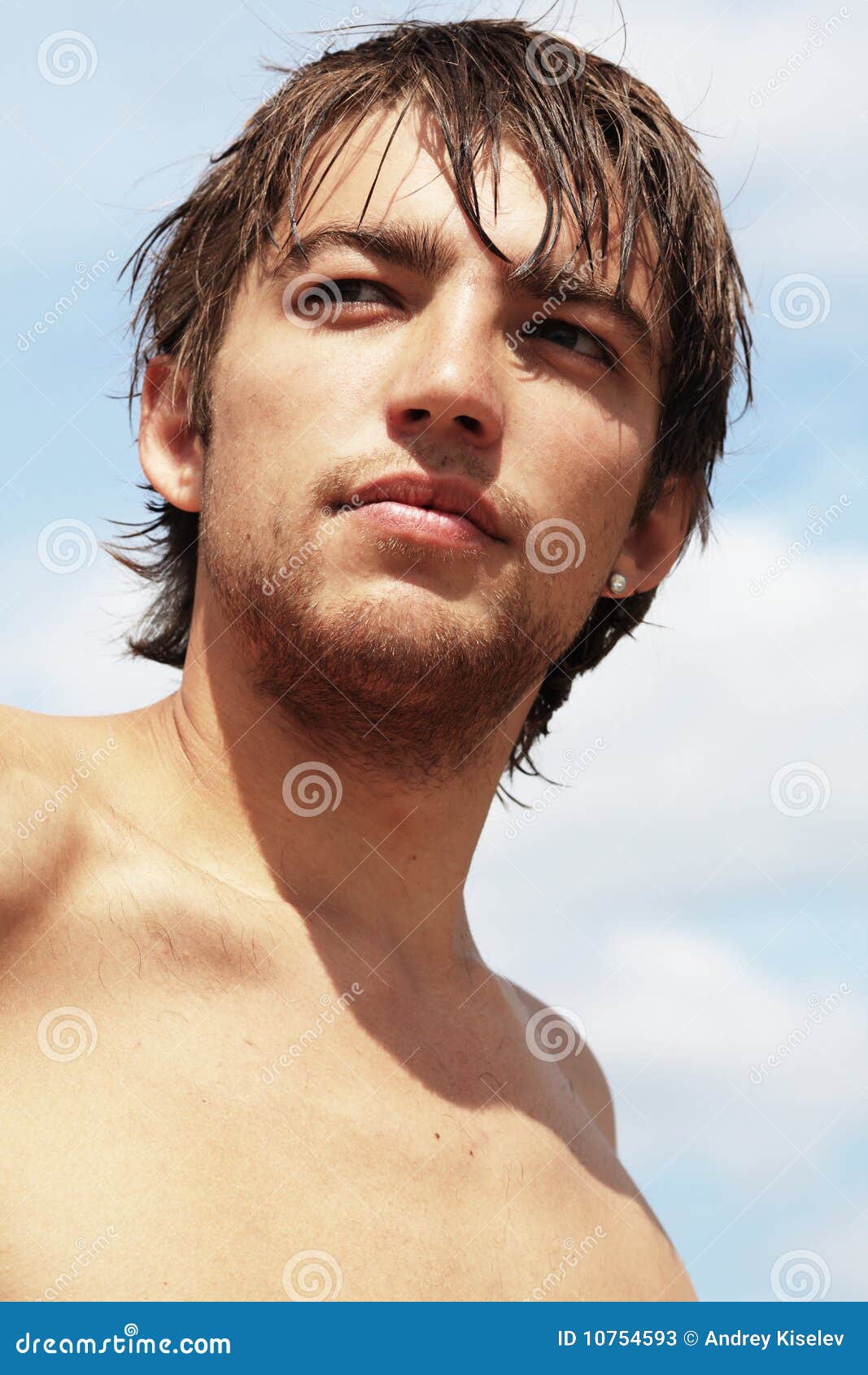 Handsome model stock image. Image of masculine, holiday - 10754593