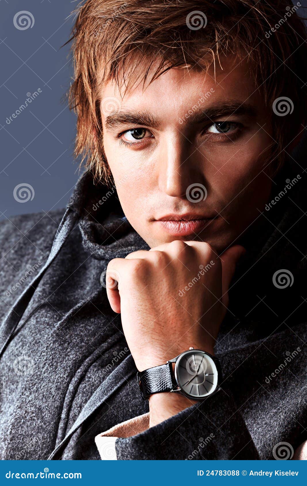 Handsome model stock photo. Image of person, confidence - 24783088