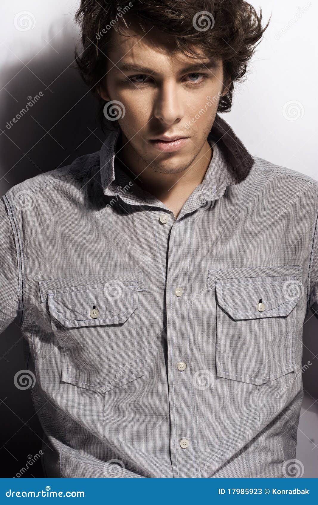 Handsome Model Under Palm Tree Royalty-Free Stock Image | CartoonDealer ...