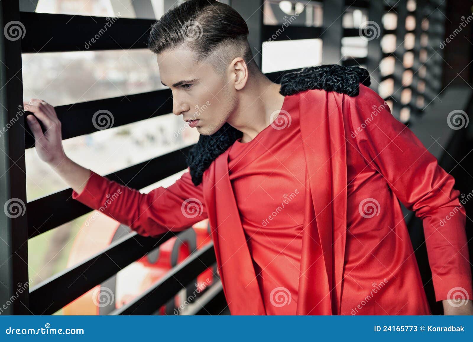 Handsome Modern Looking Guy Stock Image - Image of pensive, beauty ...