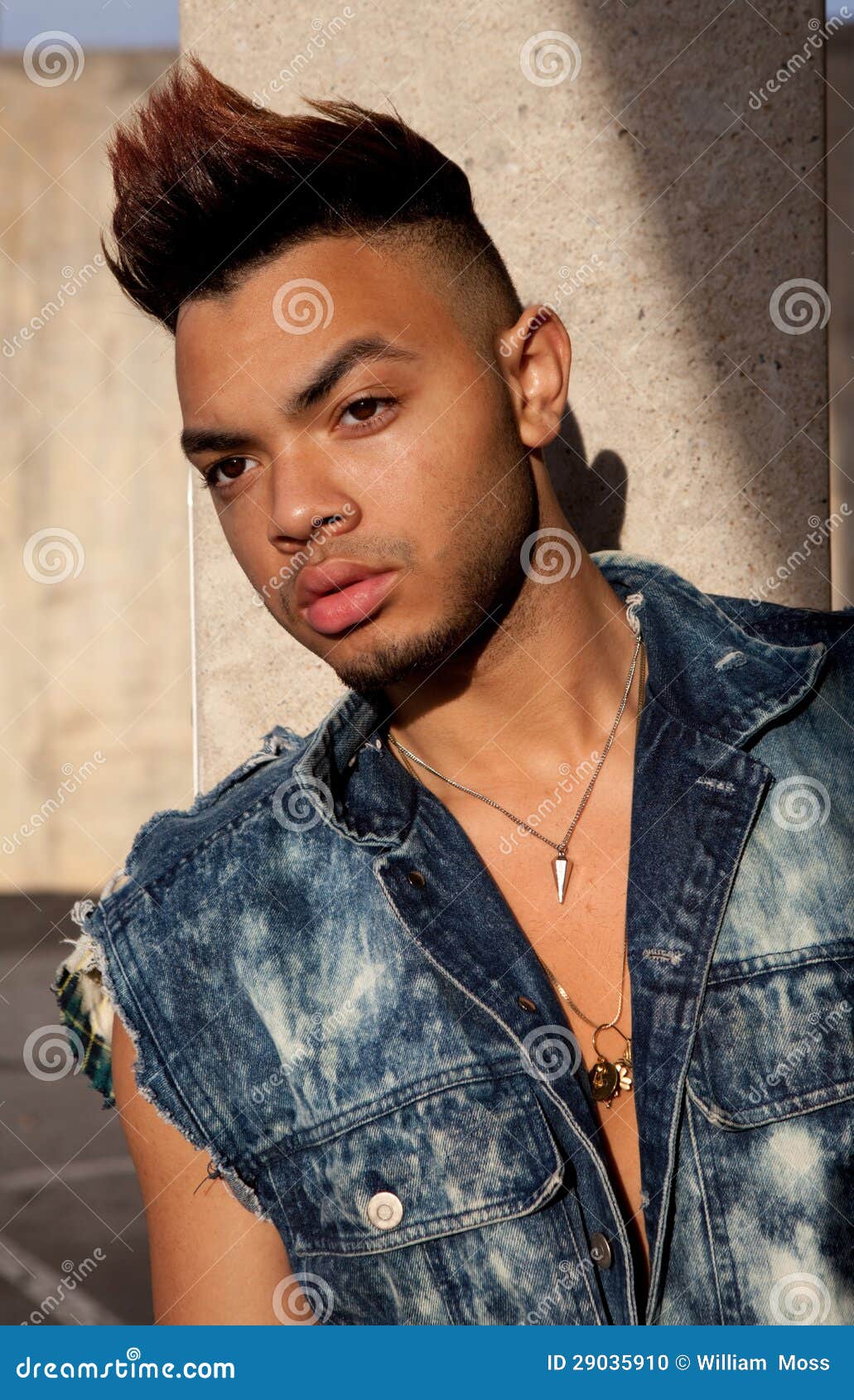 Handsome Multiracial Young Man Stock Photo - Image of person, race ...