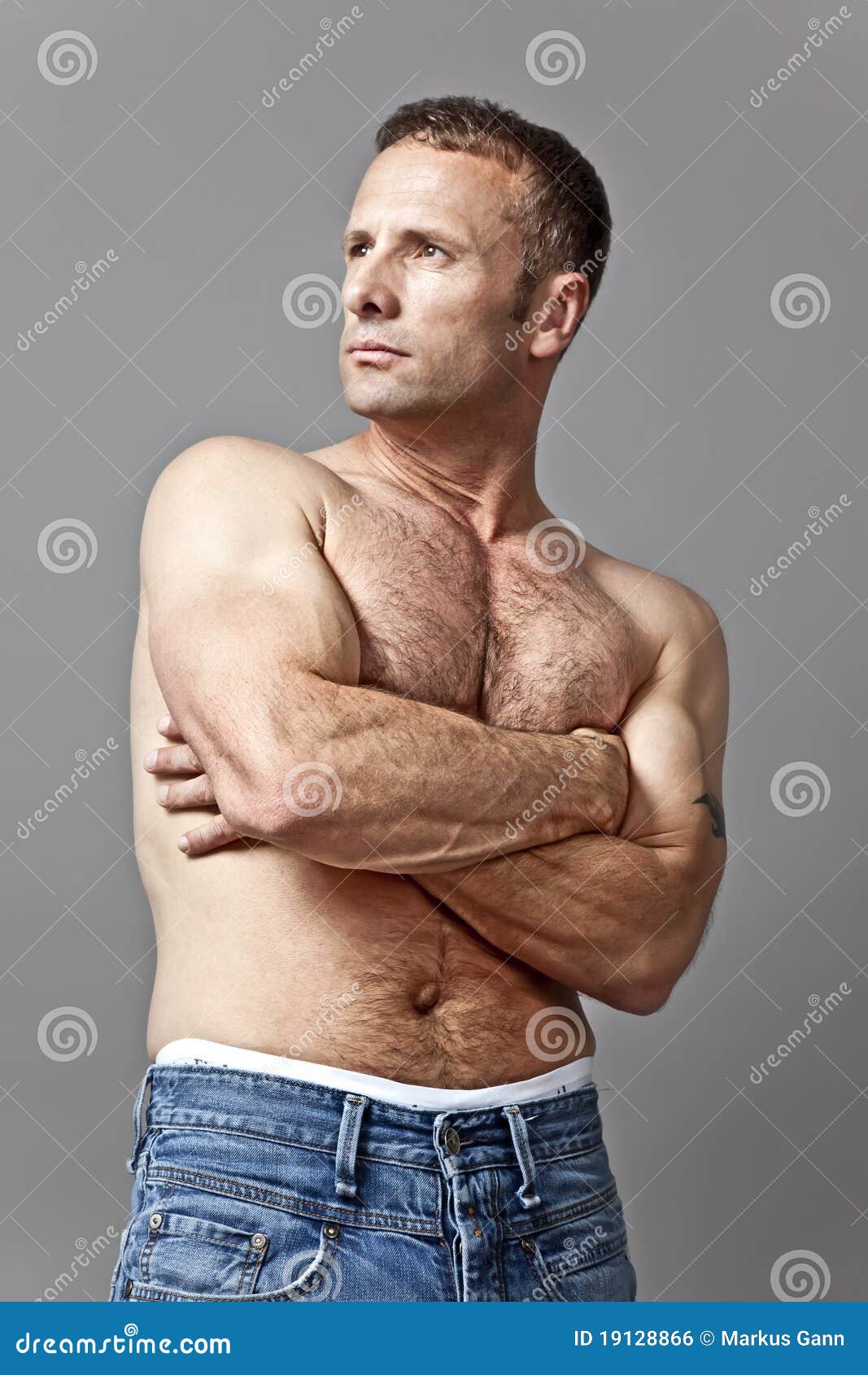 Handsome muscle man stock photo. Image of beauty, aged - 19128866