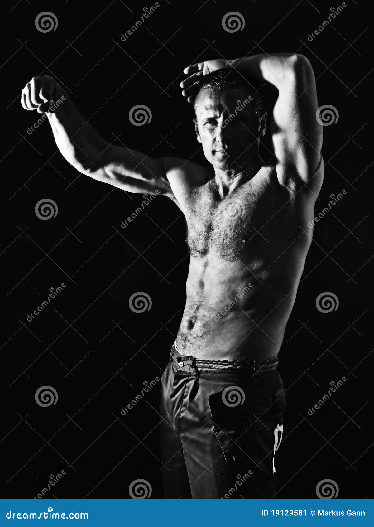 Handsome muscle man stock image. Image of bodybuilder - 19129581