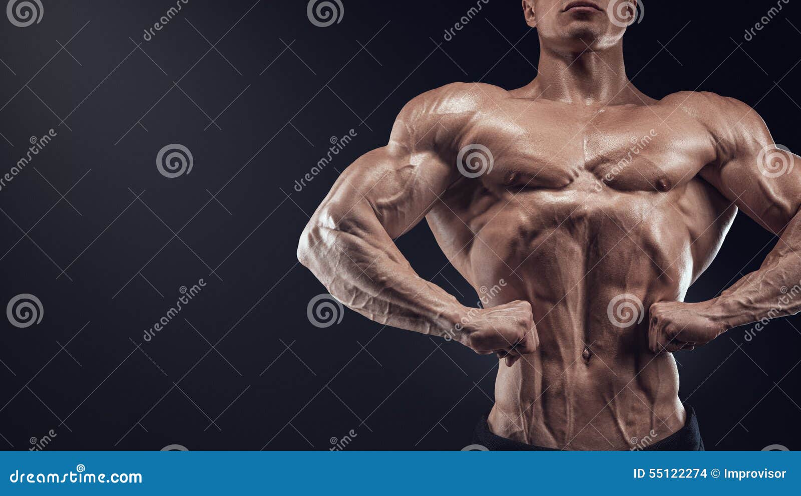 Bodybuilder Calf Pain Stock Photography | CartoonDealer.com #61059092